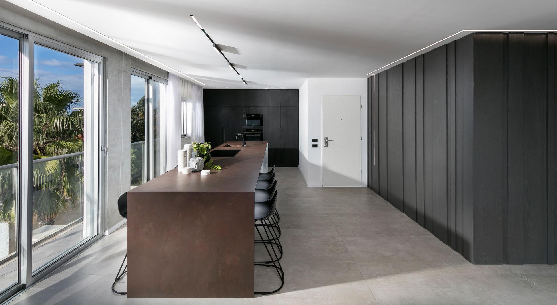 פנטהאוז משפחתי - קבסו תאורה - אולם תצוגה בירושלים